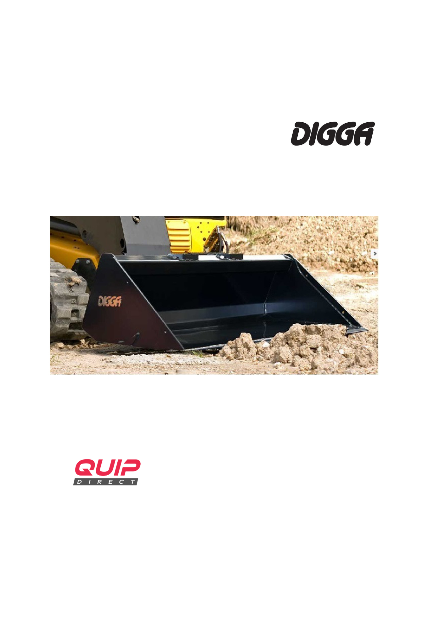 General Purpose Bucket 1550MM 61″ Skid Steer Loader – Quip Direct